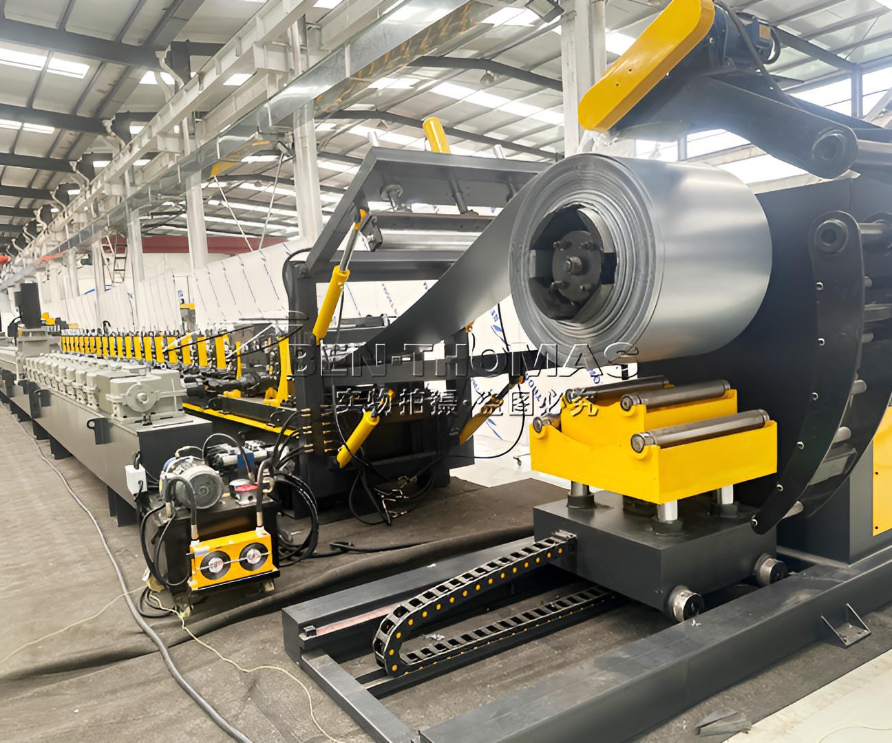 C Profile Collecting Electrodes Roll Forming Line